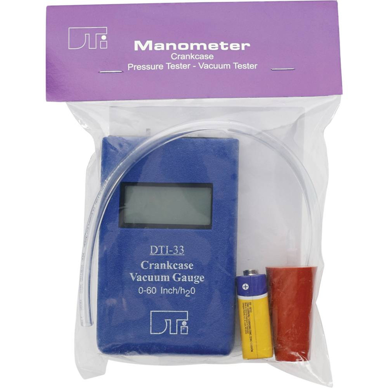 Manometer Hand held manometer with easy to read display, Self-zeroing ...