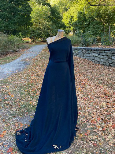 Blue Heather Sweater Knit Fabric 60"
