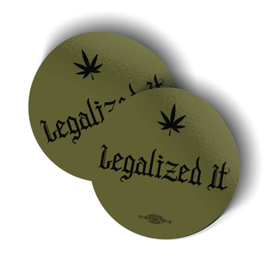 Legalized It (3.5" x 3.5" Vinyl Sticker -- Pack of Two!) - Minnesota ...