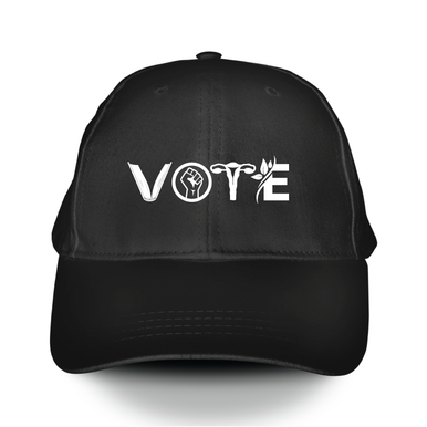 Vote (Black Baseball Cap) - Minnesota DFL Webstore