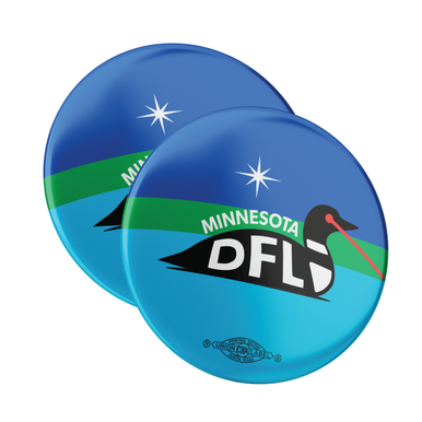 DFL Loon (2.25" Mylar Button -- Pack Of Two!) - Minnesota DFL Webstore