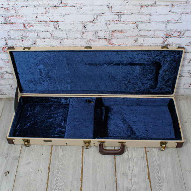 Gator Journeyman Deluxe Wood Hard Shell Case Burlap w/Espresso USED