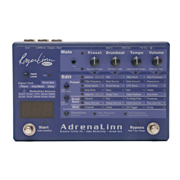 Roger Lynn Designs - Adrenalinn - Groove Filter FX, Amp Modeling And ...