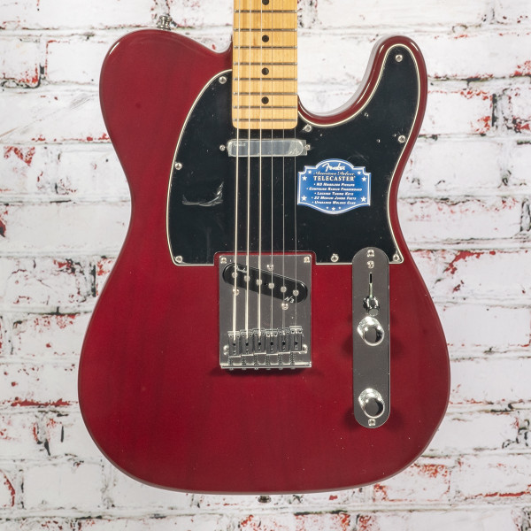 Fender - 2012 American Deluxe Ash Telecaster Electric Guitar - Wine ...