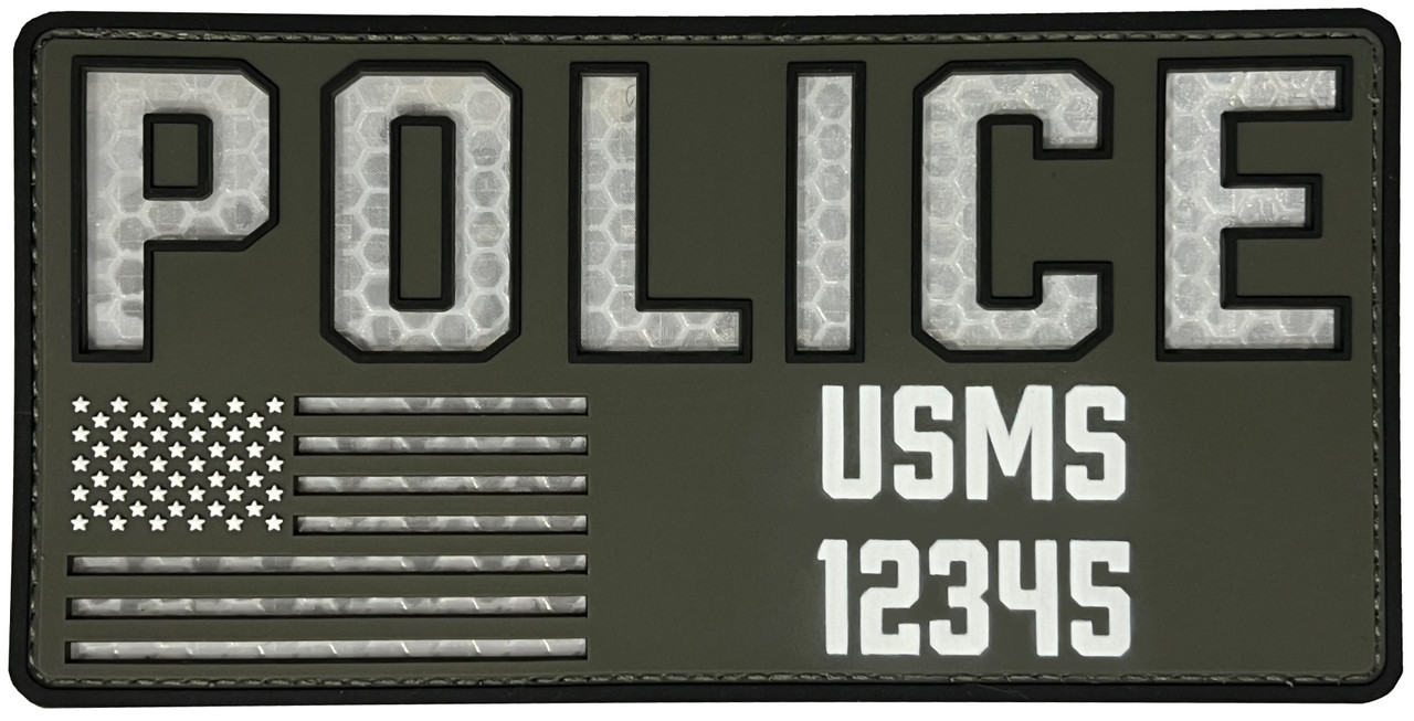 Reflective PVC Patch - Custom Combat ID Patch