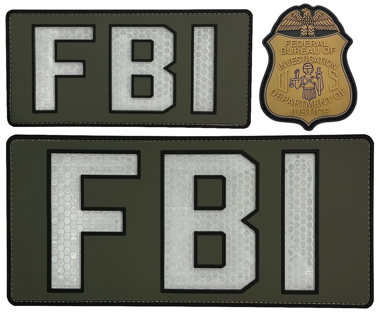 Reflective PVC Patch Set - FBI