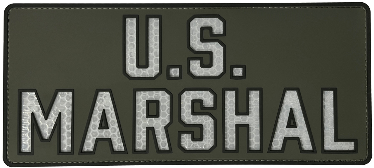 Reflective PVC Patch - U.S. Marshal Patch