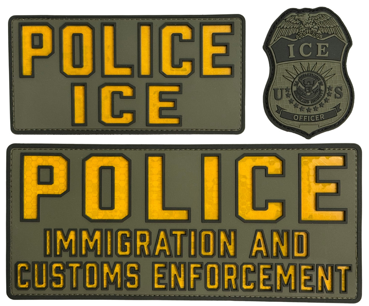 Reflective PVC Patch Set - ICE