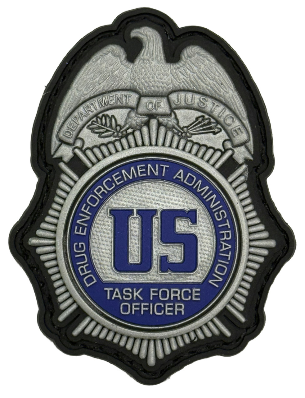 Combat Swag™ PVC Badge Patch - DEA TFO - LionHeart Alliance