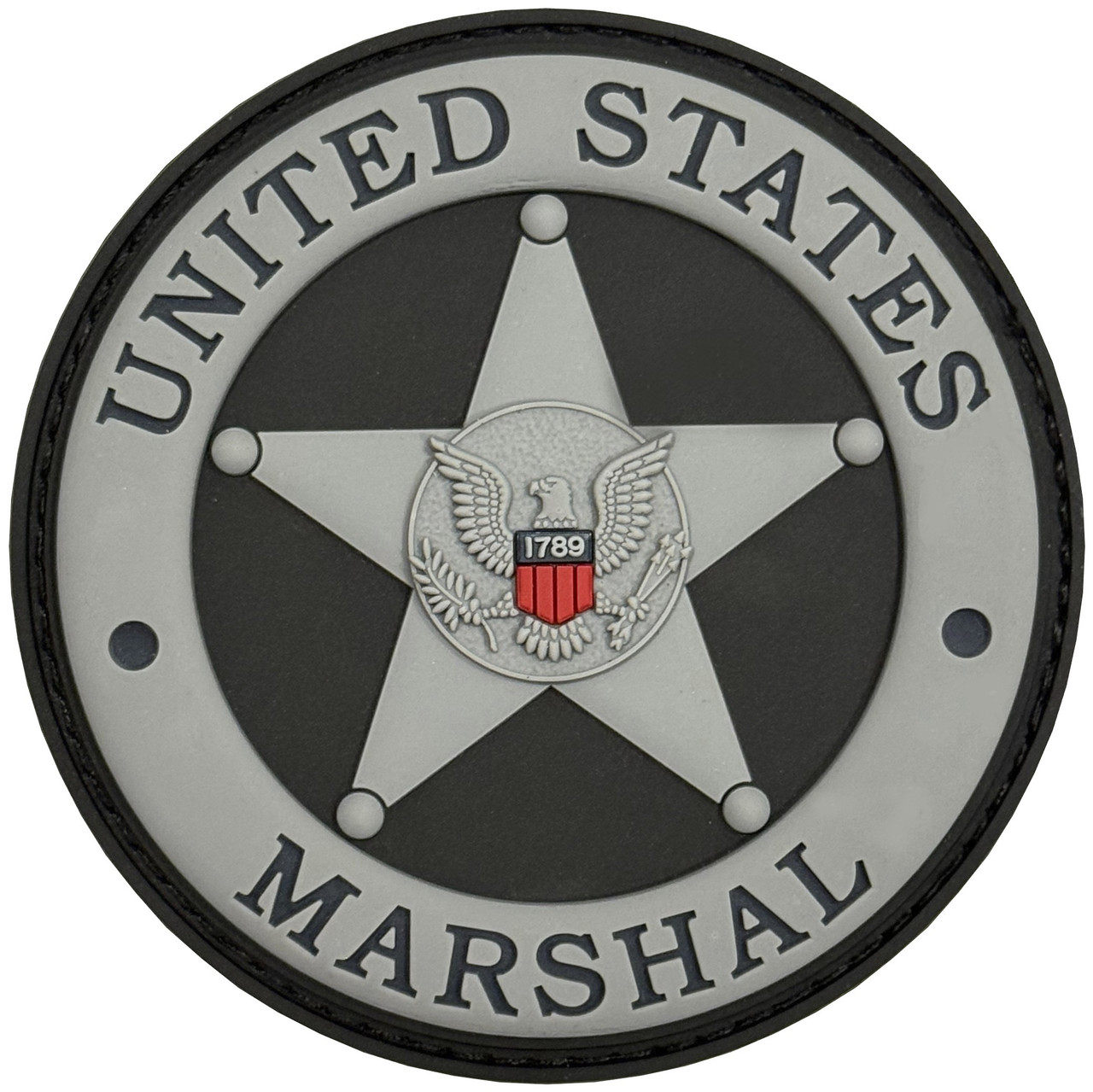 Combat Swag™ PVC Badge Patch - USMS - LionHeart Alliance