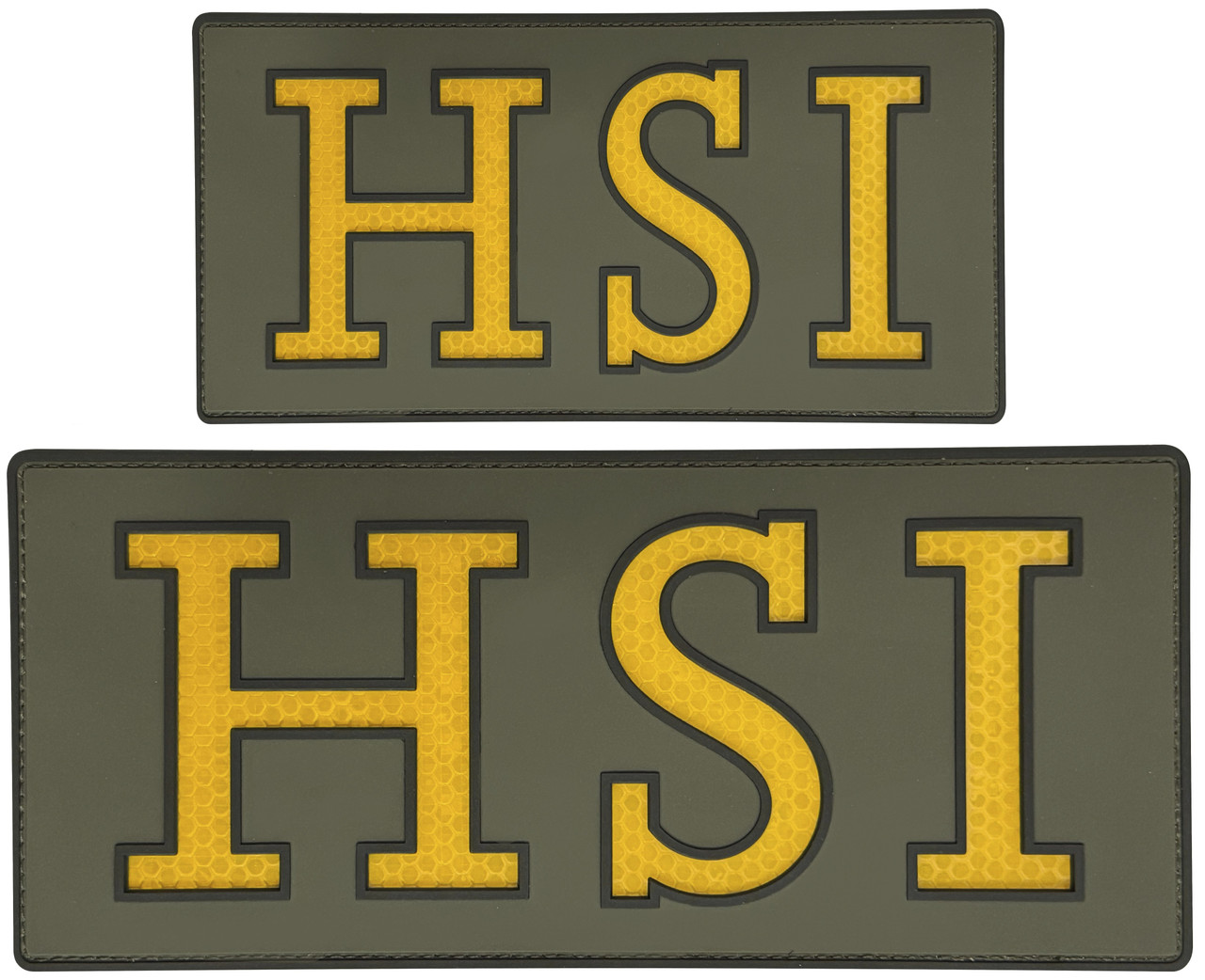 Reflective PVC Patch Set - Official HSI (2 Pack)