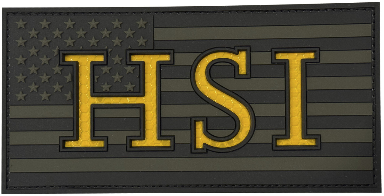 Combat Swag™ Reflective PVC Patch - Official HSI Flag
