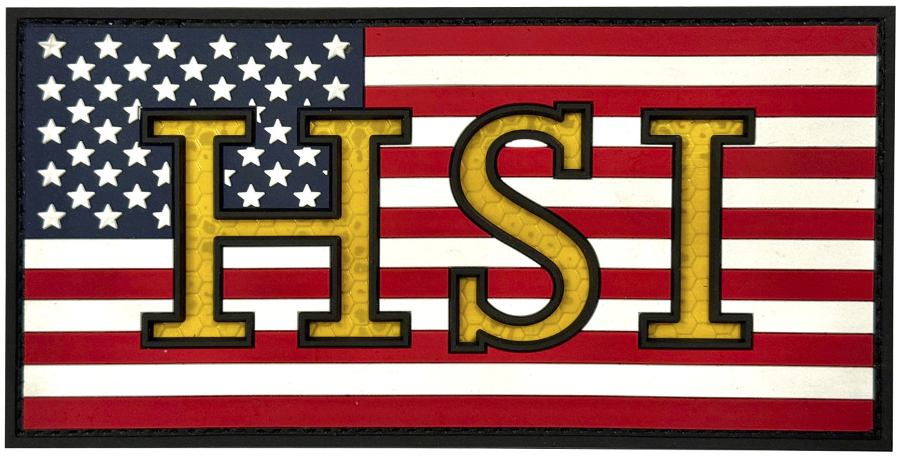 Combat Swag™ Reflective PVC Patch - Official HSI Flag