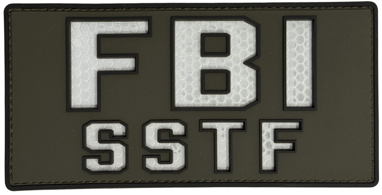 Reflective PVC Patch - FBI SSTF (Safe Streets Task Force)