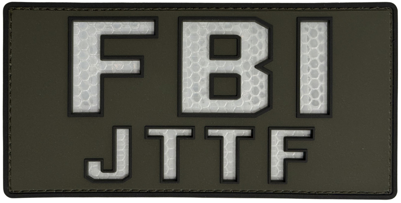 Reflective PVC Patch - FBI JTTF (Joint Terrorism Task Force)