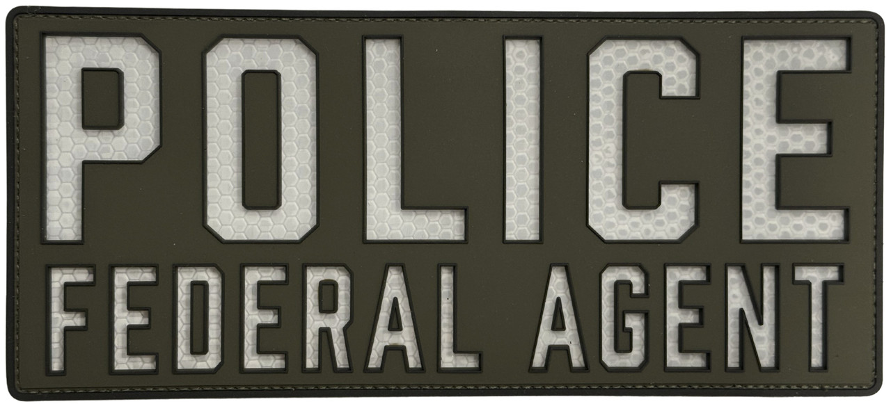 Reflective PVC Patch - Police Federal Agent