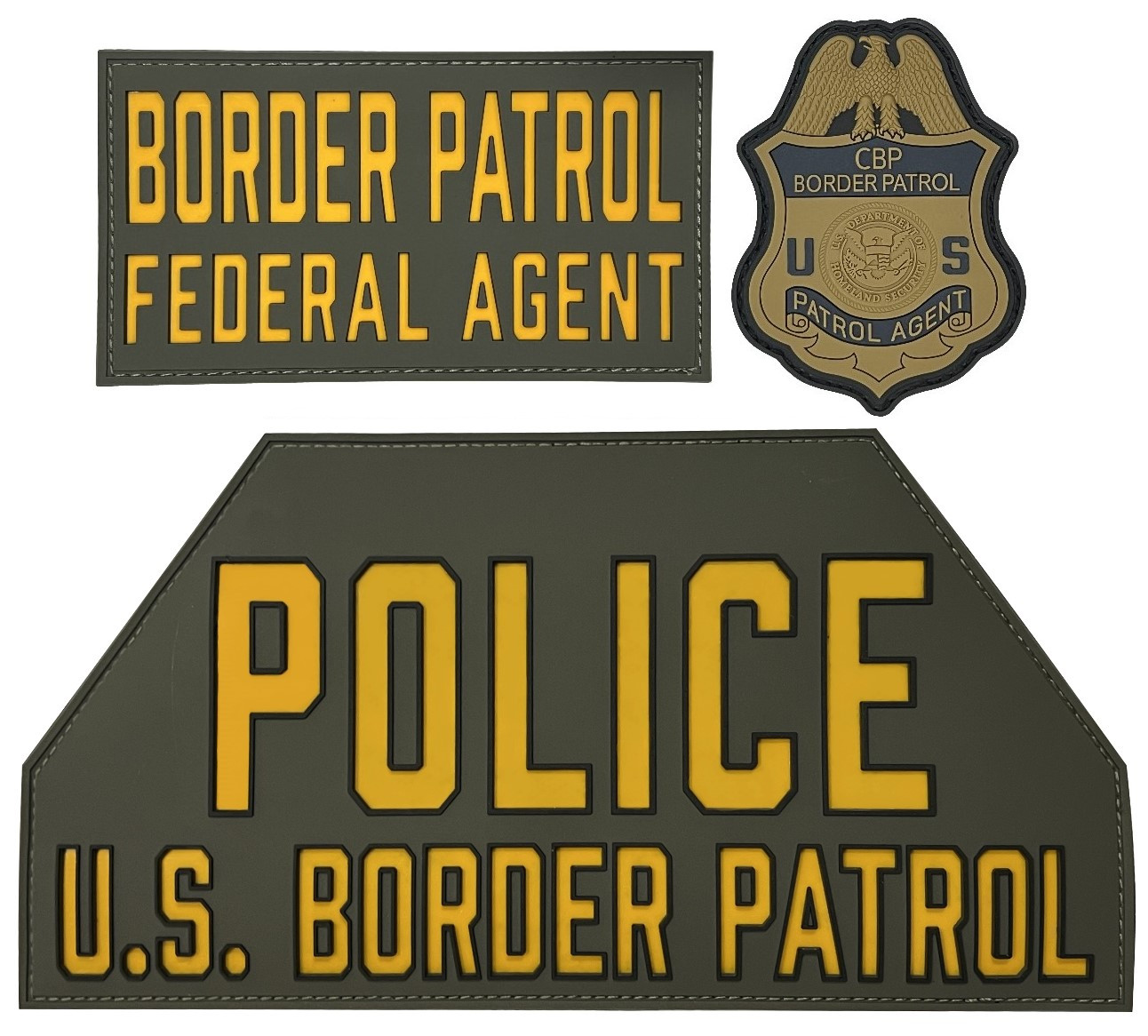 PVC Patch Set - USBP (Border Patrol)