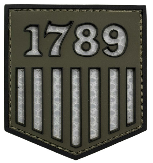Combat Swag™ Reflective PVC Patch - USMS 1789 Shield