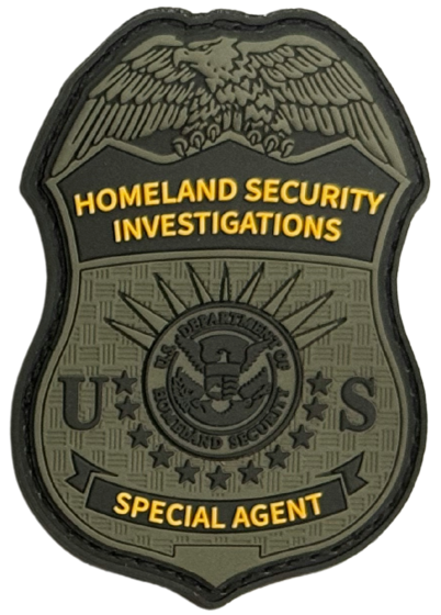 Patches - Federal Agencies - HSI - LionHeart Alliance