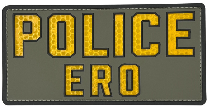 Dynamic Assault Systems Reflective PVC Patch Set - ICE (ERO) - LionHeart Alliance