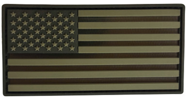 Reflective PVC Patch - USA Flag