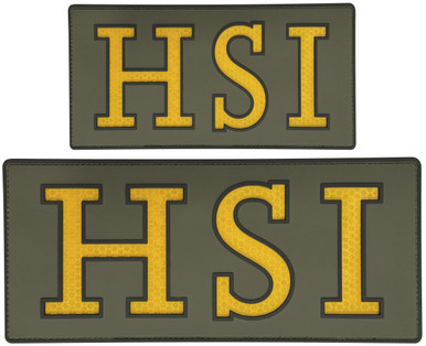 Reflective PVC Patch Set - Official HSI (2 Pack)