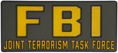 Reflective PVC Patch - FBI JTTF (Joint Terrorism Task Force)