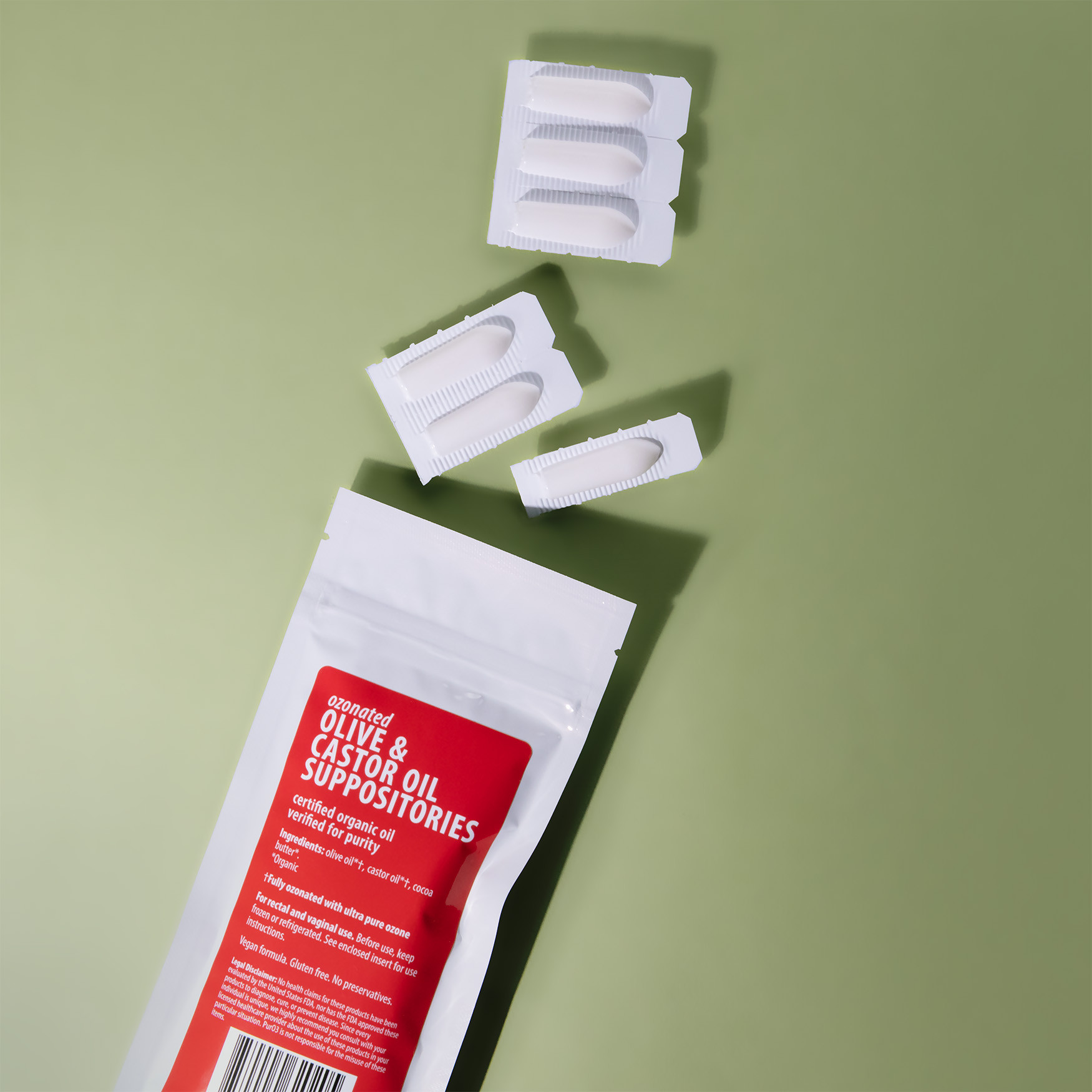 PurO3 Ozonated Olive/Castor Oil Suppositories
