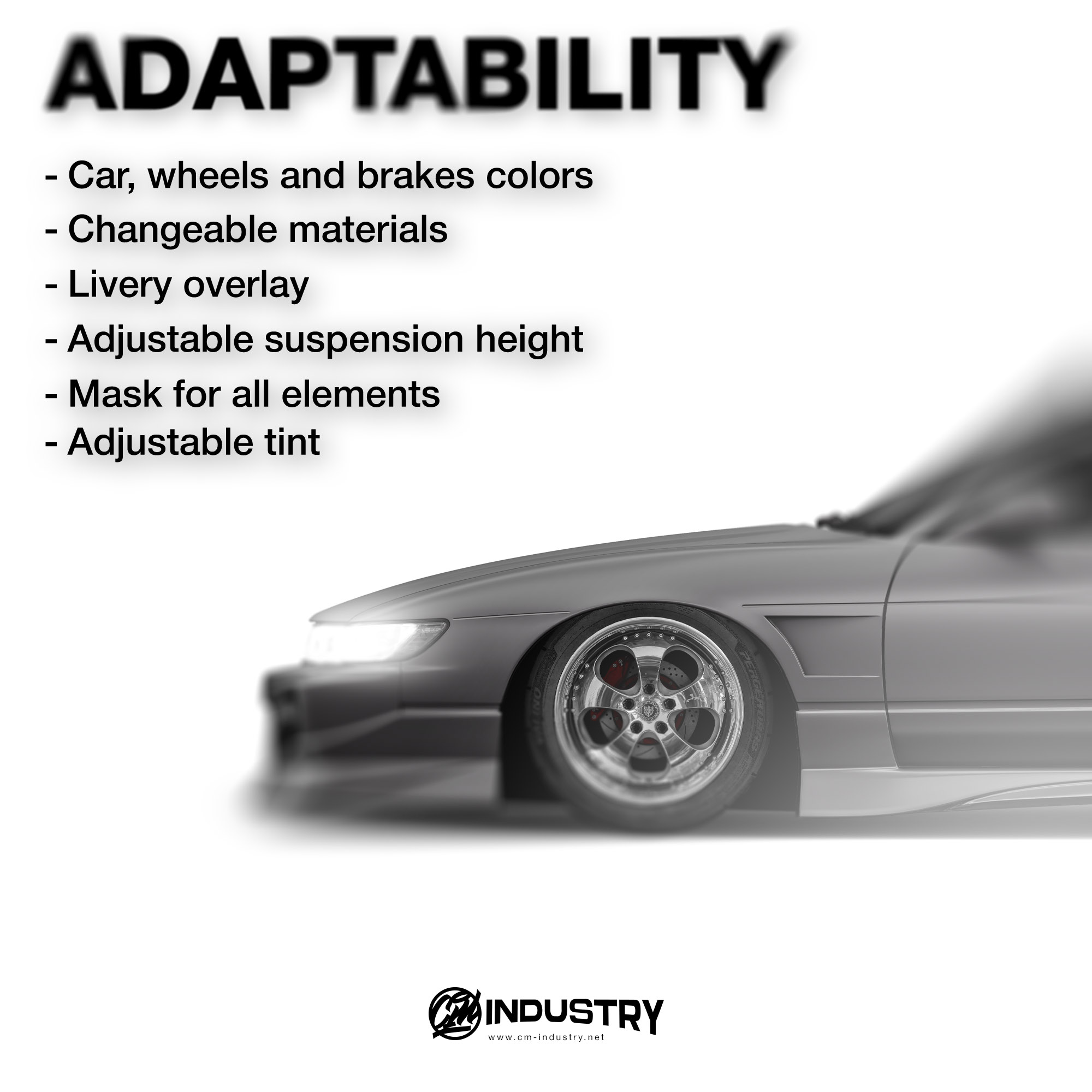 Nissan Silvia S13 Uras Type S 1988-1998 – Full Car PSD Template | CM ...