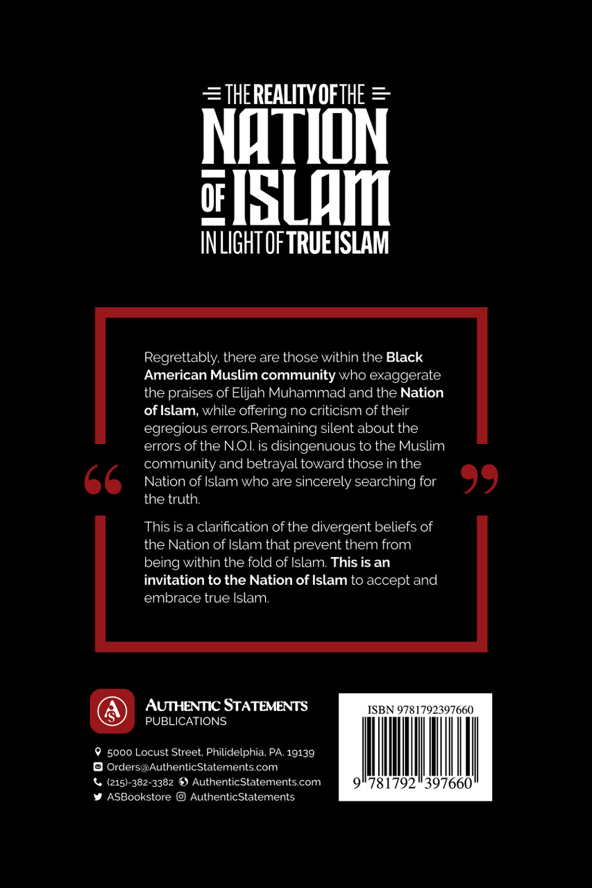 The Reality Of The Nation Of Islam[In Light Of True Islam] By Rasheed ...