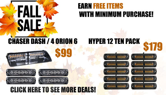 LED Emergency Vehicle Lights and Siren Supplies | Extreme Tactical Dynamics