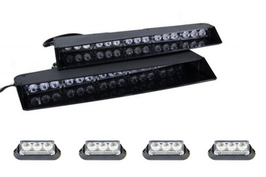 Stealth 3 TIR Visor Light Bar Bundle with 2 Pair Undercover 3