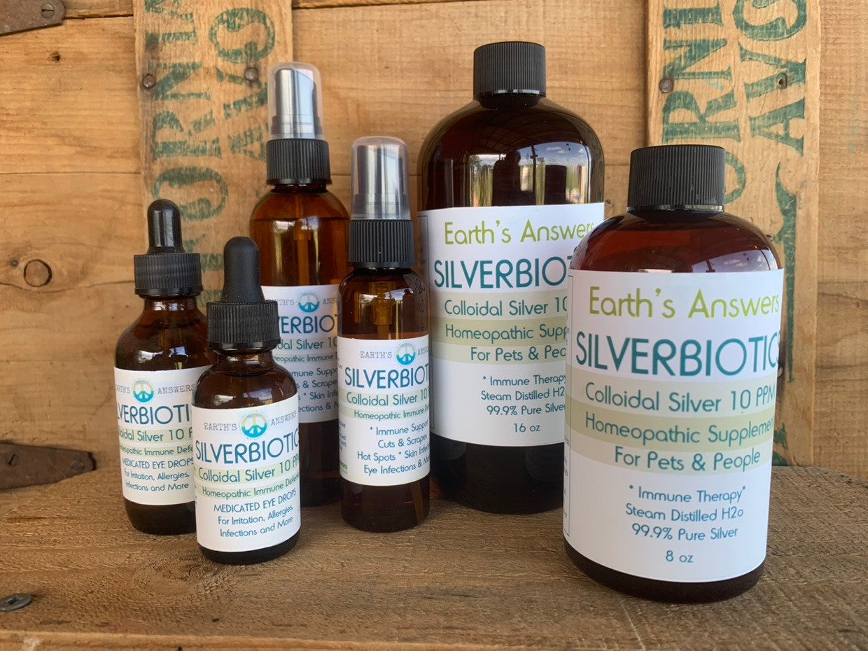 10 PPM Colloidal Silver Spray for Pets Immune Support Cuts Scrapes Hot ...