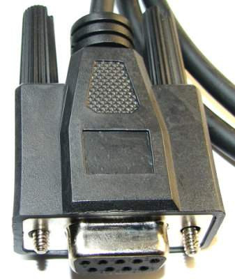 Serial DB9 Monitor Extension Male - Female Cable - Black - Cpu Stuff ...