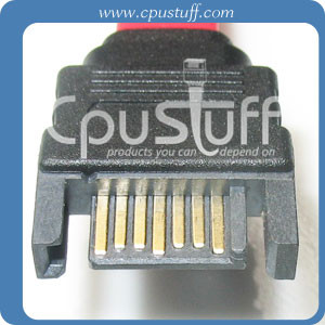 ESATA PANEL MOUNT TO MALE SATA WITH SCREWS 6 INCHES ESATAPSATAM06B ...