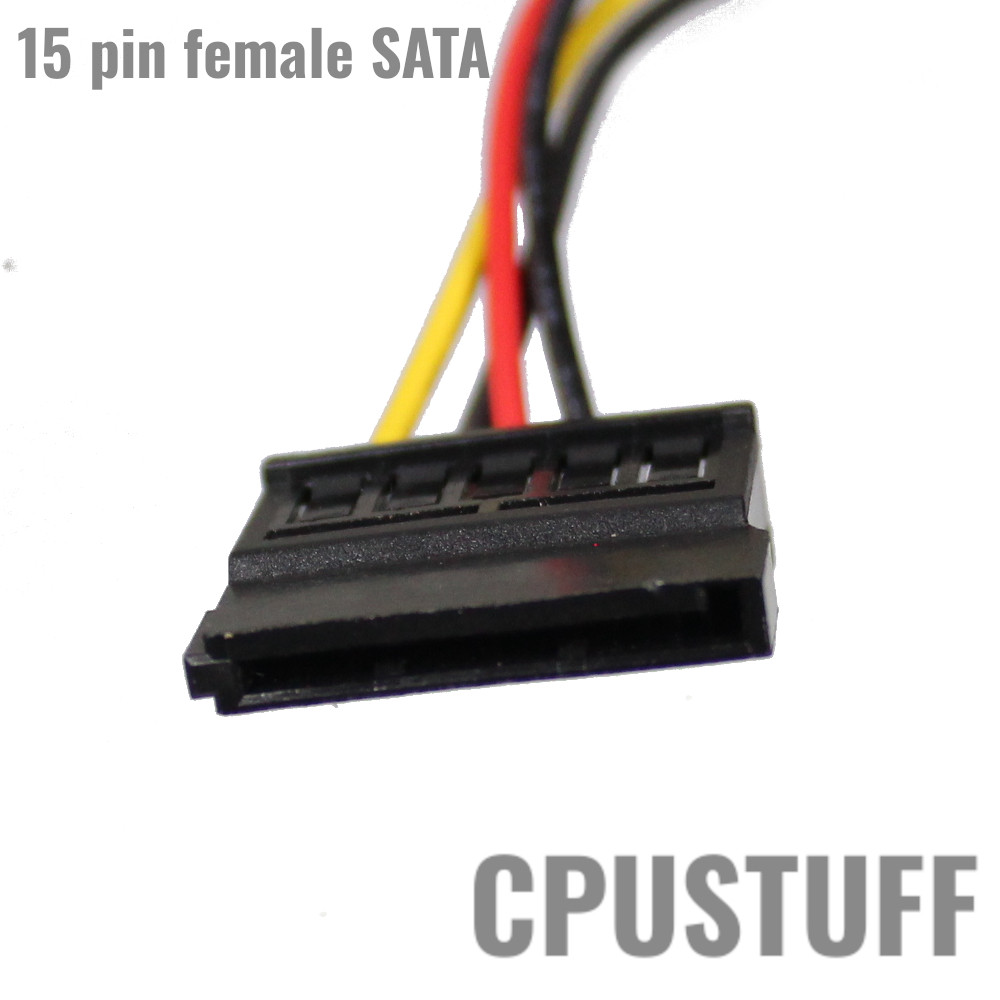 6 inch mini pc power 4 pin to SATA power female 15 pin - Cpu Stuff ...