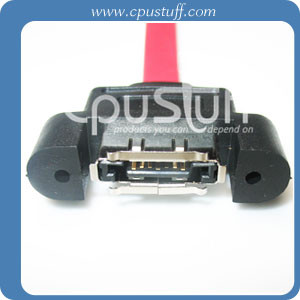 ESATA PANEL MOUNT TO MALE SATA WITH SCREWS 24 INCHES ESATAPSATAM24B ...