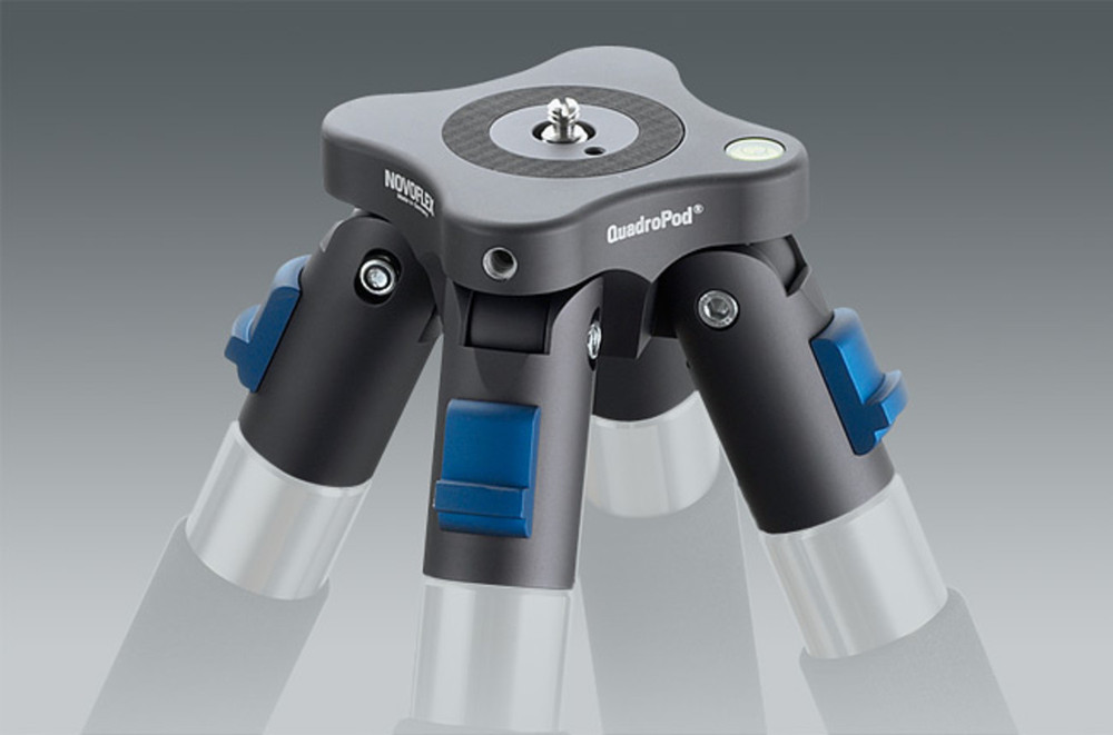 Tripod base w. integrated leveler, w/o Legs (TRIOBAL) | Novoflex