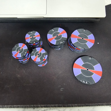 Dropfleet Commander/ Dropzone Token set With optional Custom Lid