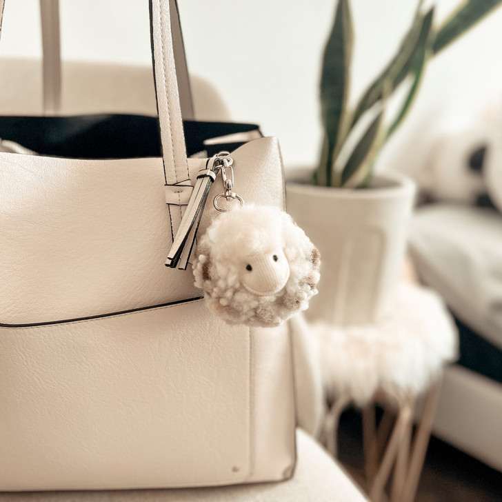 Woolly Sheep Key Chain - Handcrafted NZ Gifts