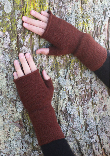 Possum Merino Fingerless Mittens | Lightweight NZ Souvenirs