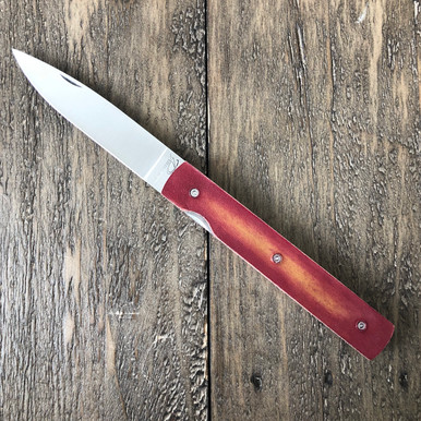 Buy The French Knife in Tangerine Leather | Knives of France