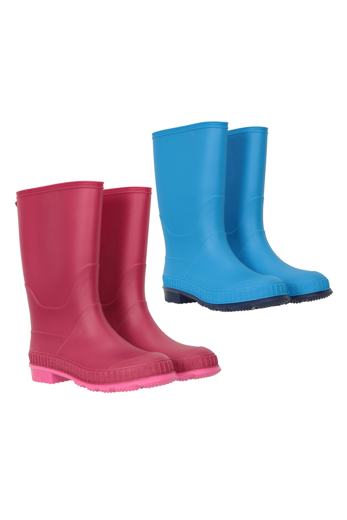 Plain Kids Wellies - 2-Pack | Mountain Warehouse