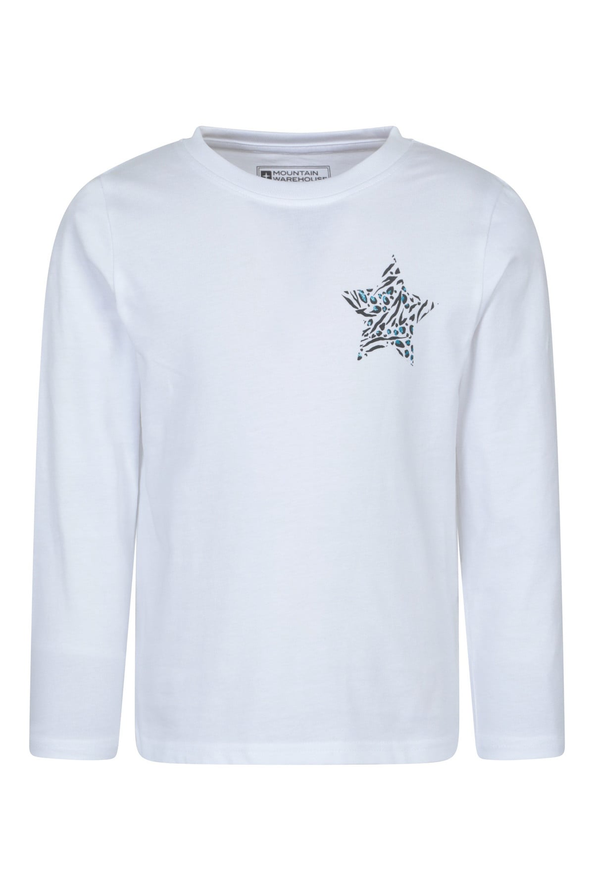 Leopard Star Kids Long Sleeve Printed T-Shirt | Mountain Warehouse