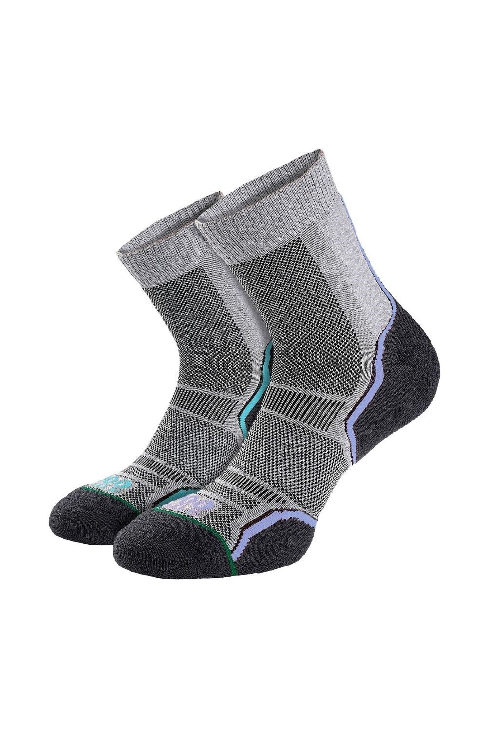 Ladies Trail Single Layer Socks Twin Pack | Mountain Warehouse