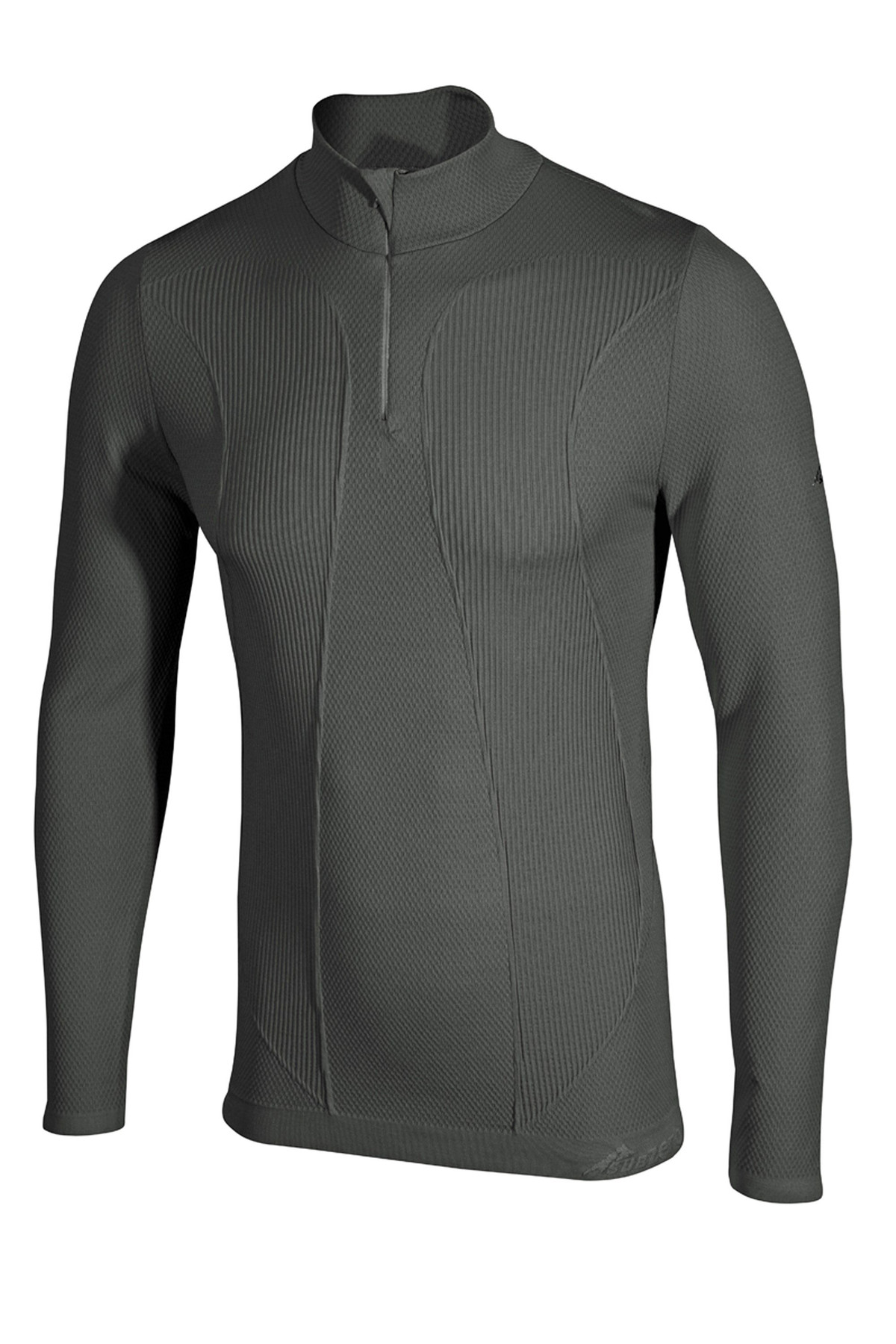 Factor 1 Plus Mens Long Sleeve Zip Base Layer Top | Mountain Warehouse