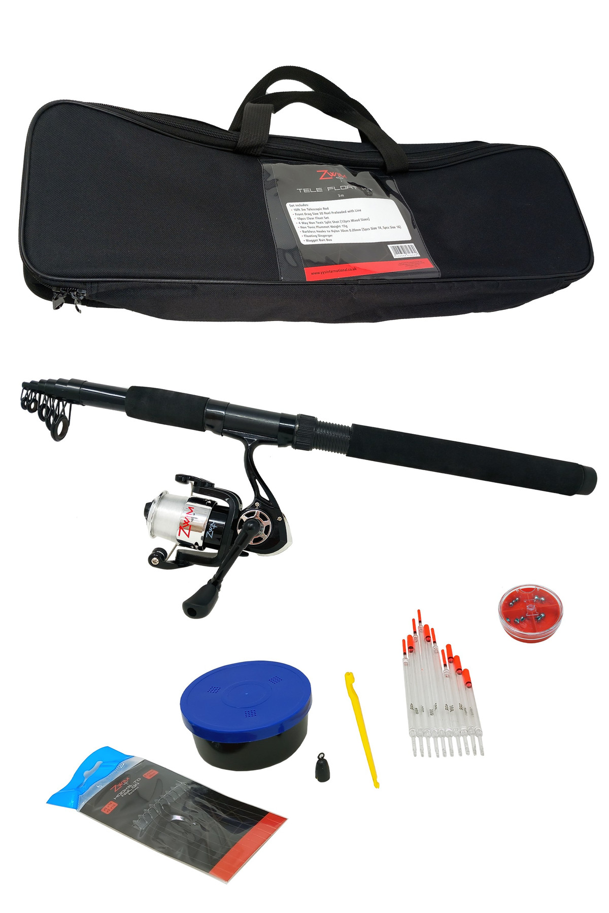 3m Float Fishing Kit for Roach, Perch & Bream | Mountain Warehouse