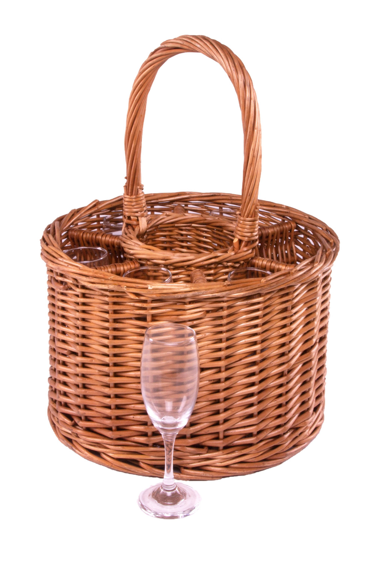 Small Deluxe Single Bottle Drinks Basket | Mountain Warehouse