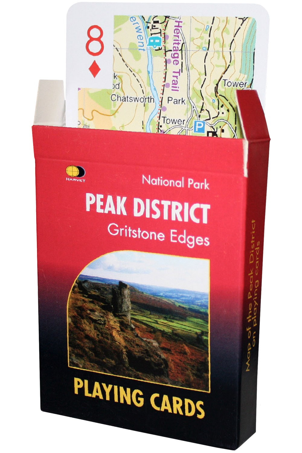 Map Playing Cards Peak District Gritstone Edges | Mountain Warehouse