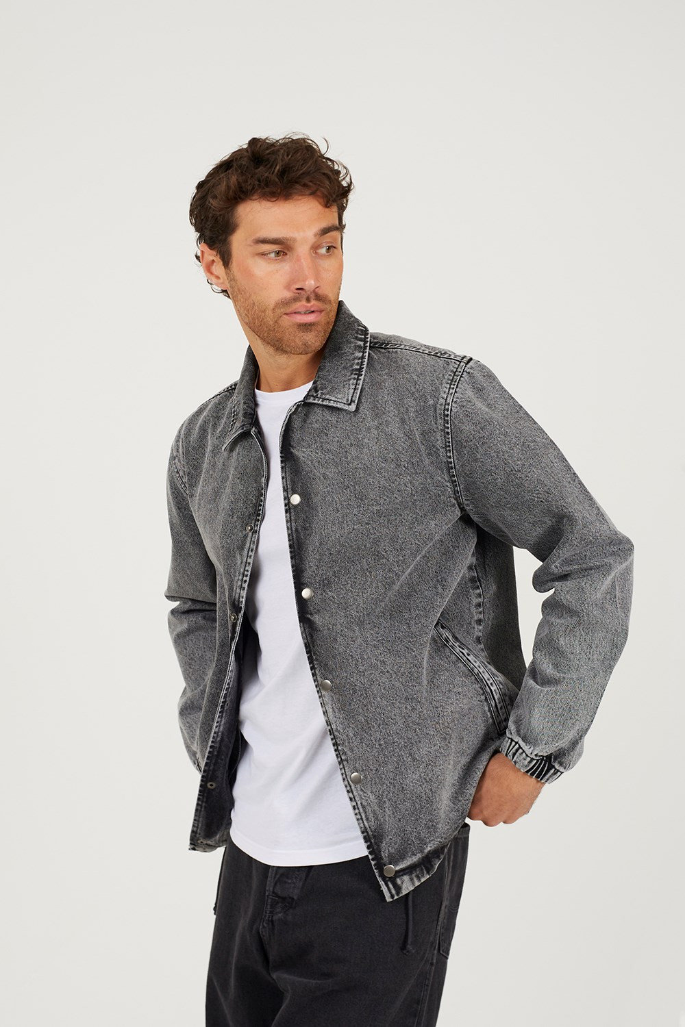 Denim Coach Style Mens Jacket | Mountain Warehouse